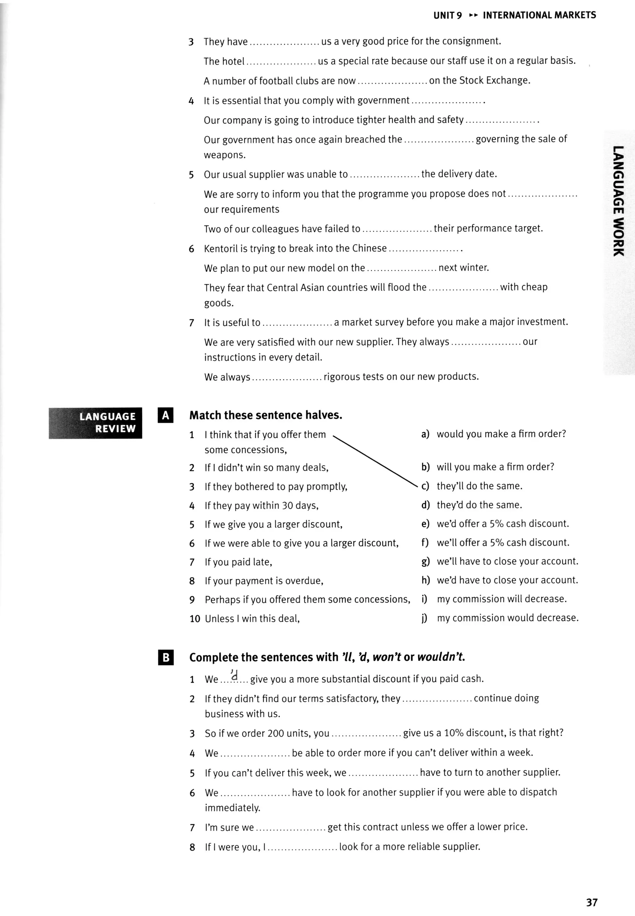 Market leader 3rd ed intermediate practice file | PDF