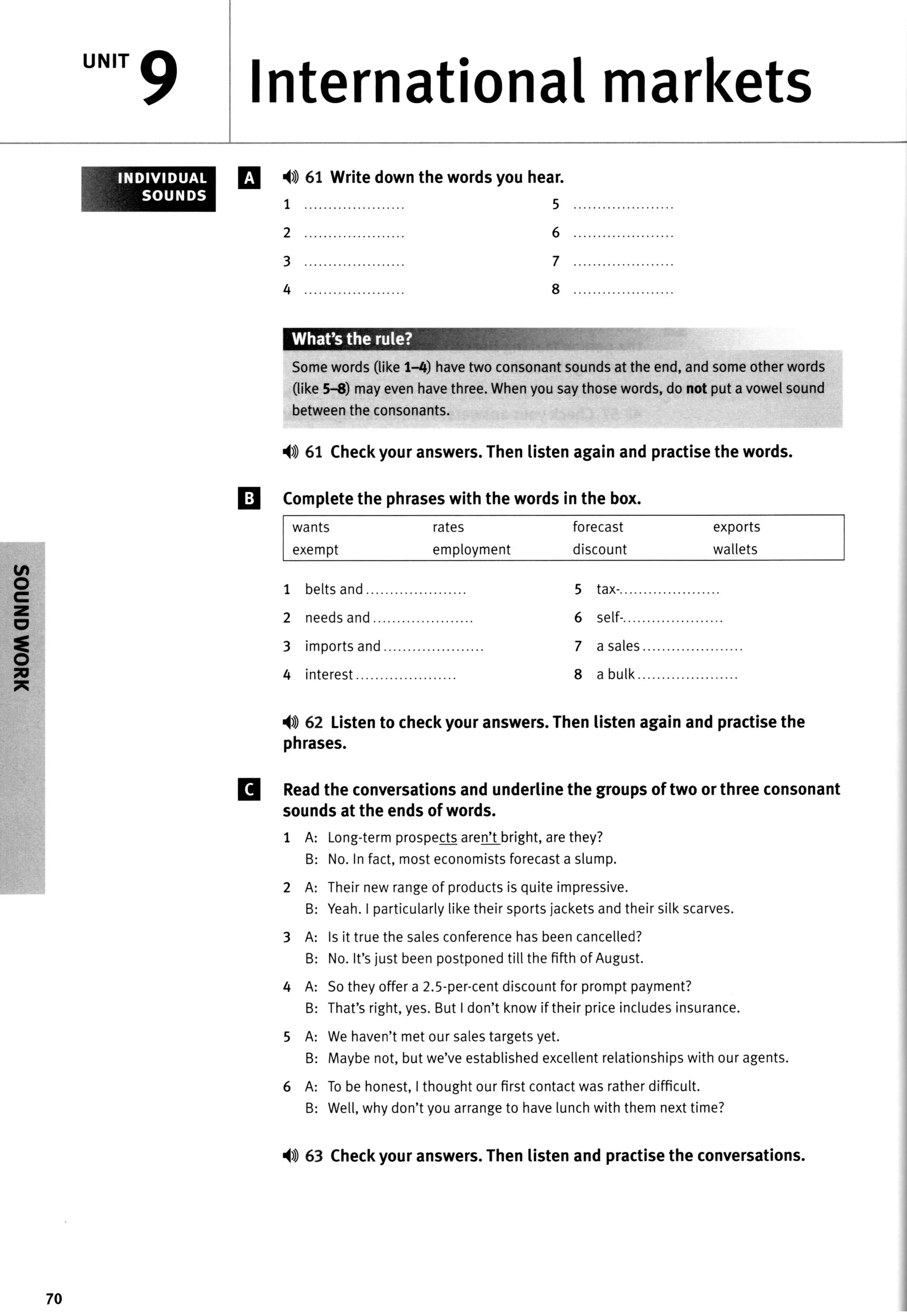 Market leader 3rd ed intermediate practice file | PDF