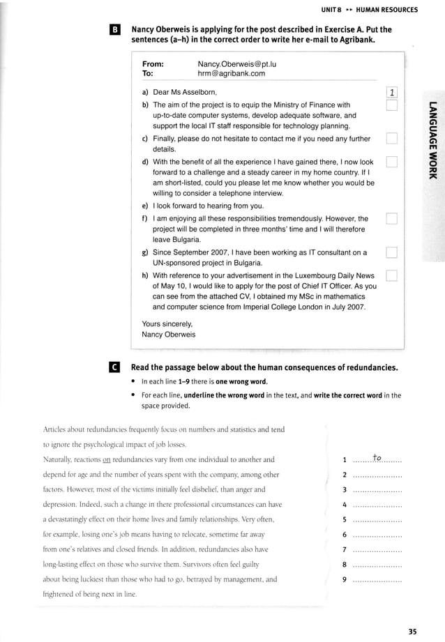 Market leader 3rd ed intermediate practice file | PDF