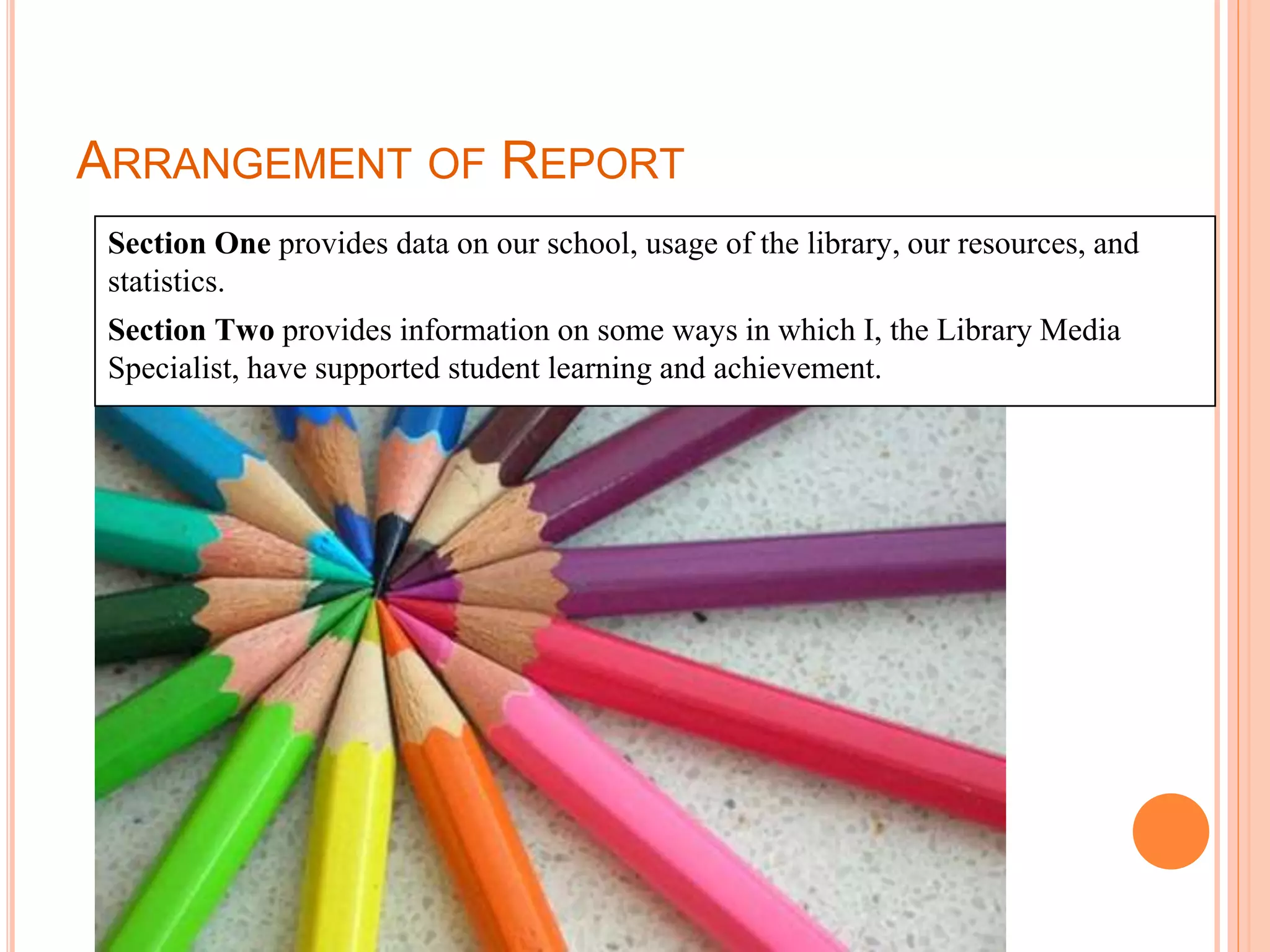 Palisades High School Library Annual Report 2018 2019 | PPTX
