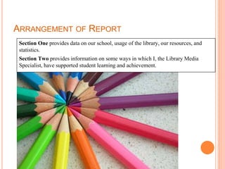 Palisades High School Library Annual Report 2018 2019 | PPT