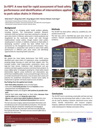 3s-FSPT: A new tool for rapid assessment of food safety performance and ...