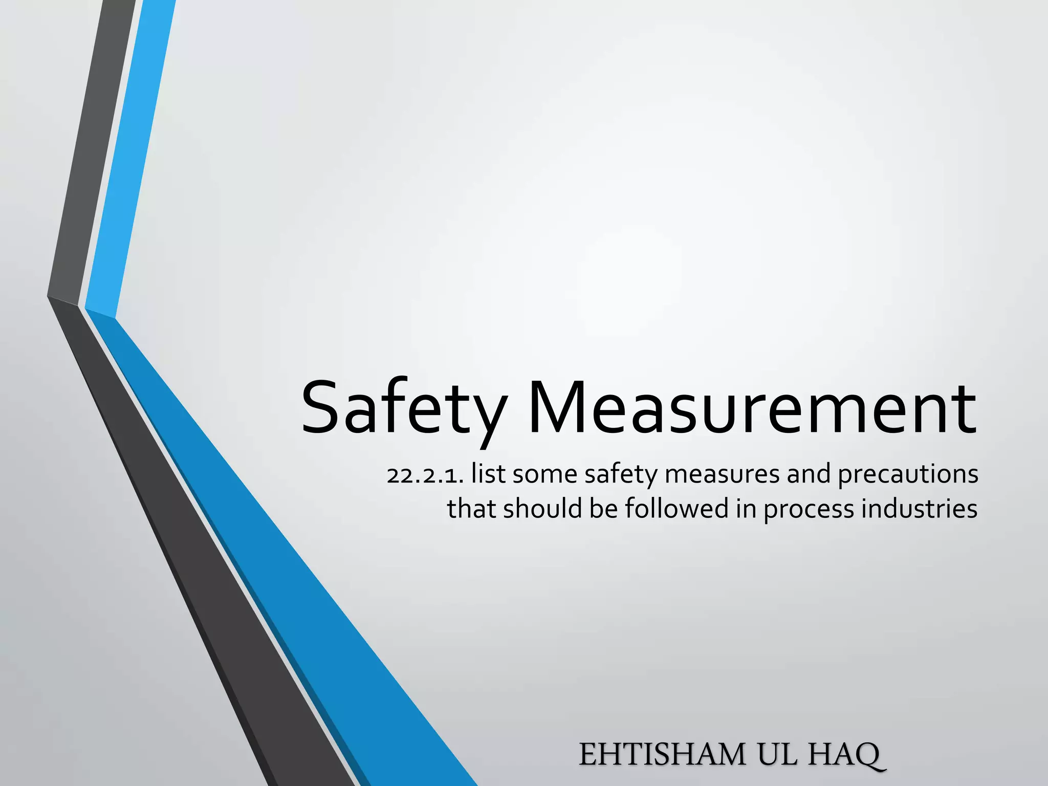 safety measurement | PPT