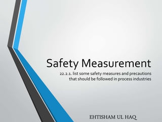 safety measurement | PPT