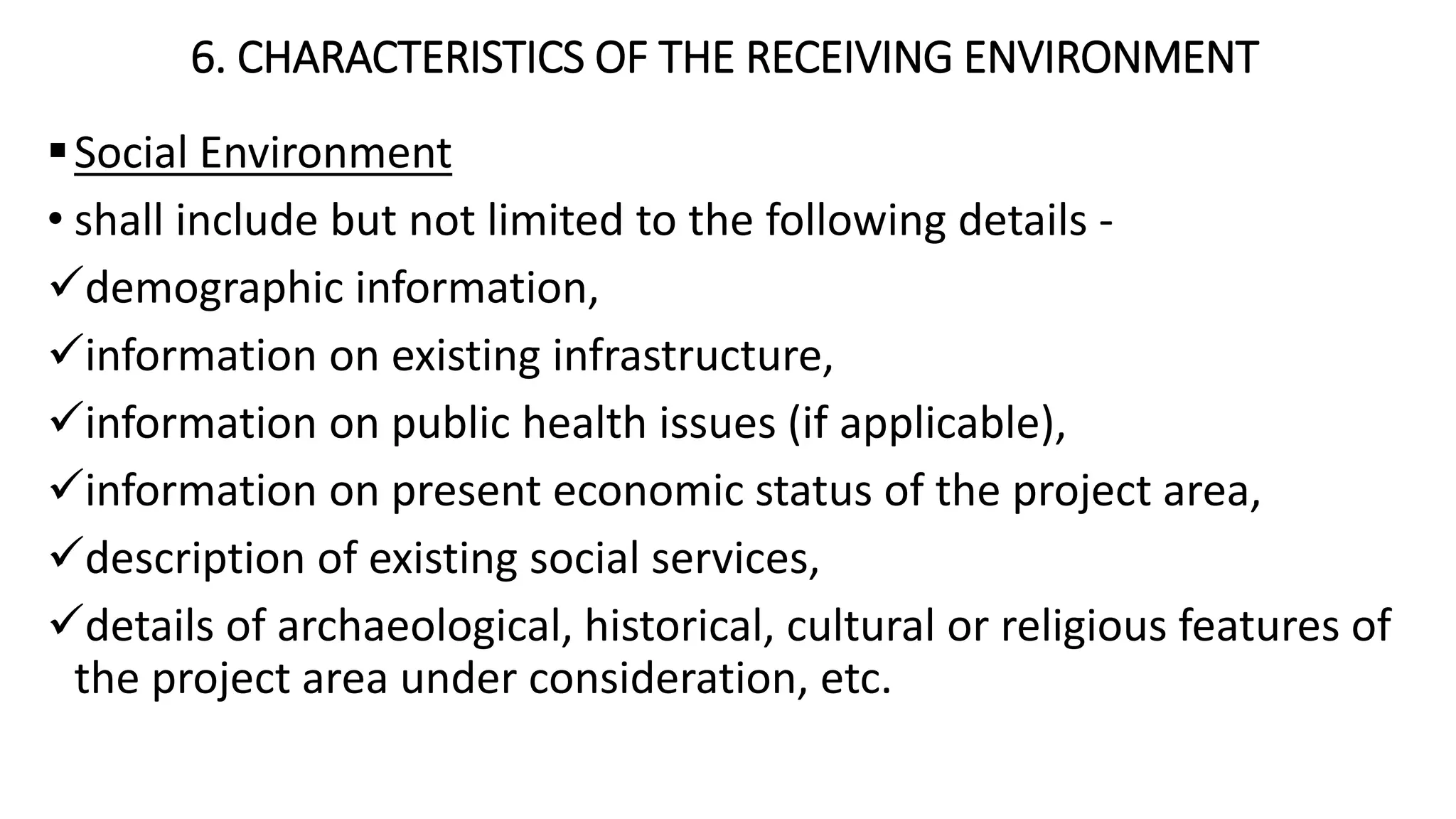 Salient features of Environmental Impact Assessment act of Papua New ...