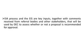 Salient features of Environmental Impact Assessment act of Papua New ...