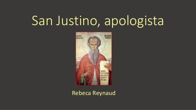 3 san justino, apologista