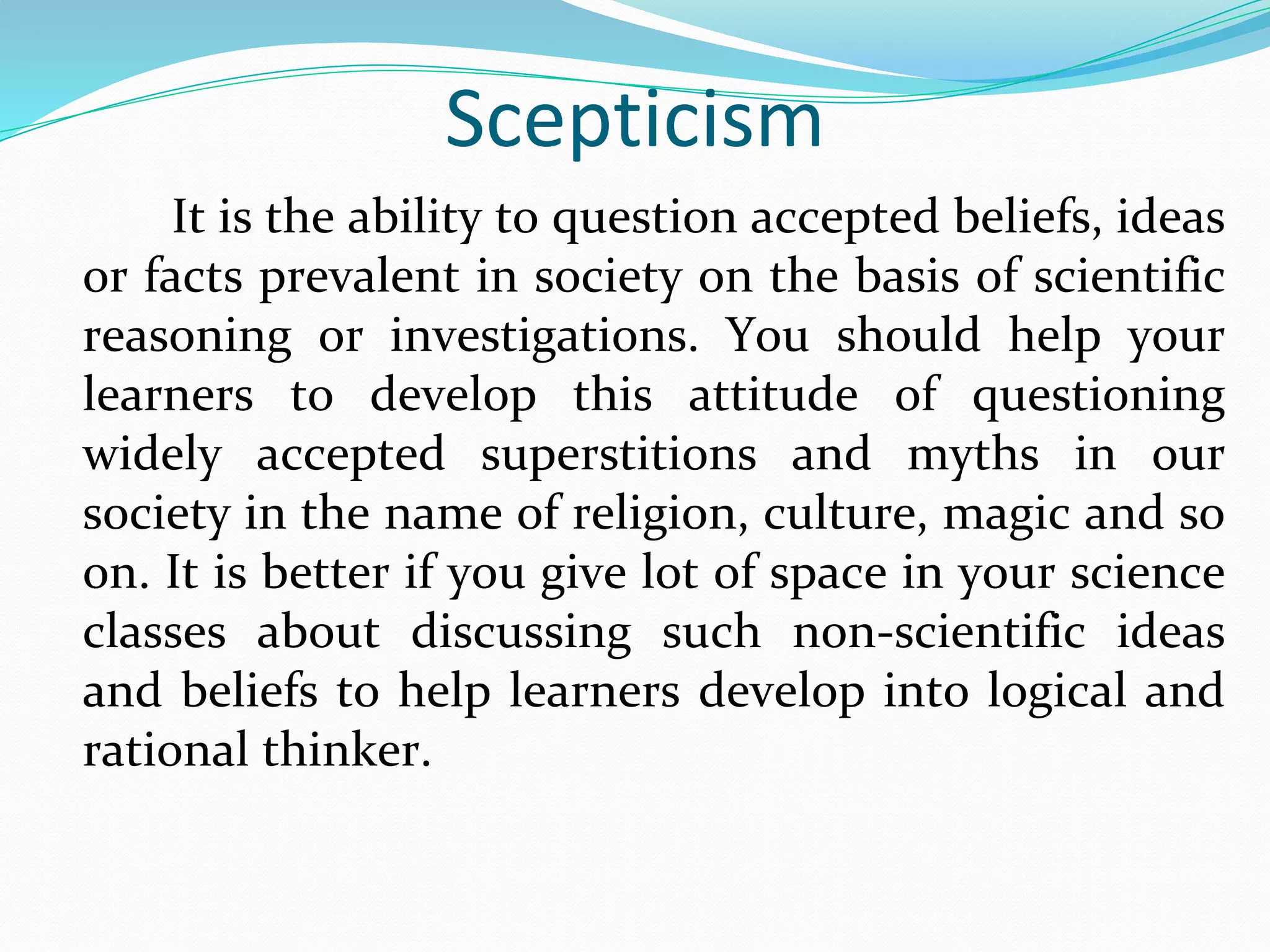 3 scientific temper meaning and nature | PPTX