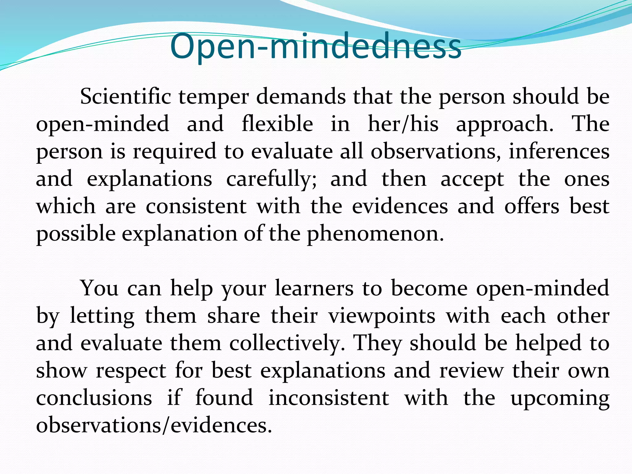 3 scientific temper meaning and nature | PPTX