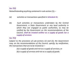 Meaning of Supply in GST | PPT