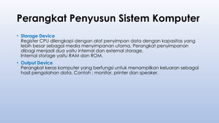 (3) Sejarah dan evolusi komputer Perangkat penyusun sistem komputer ...
