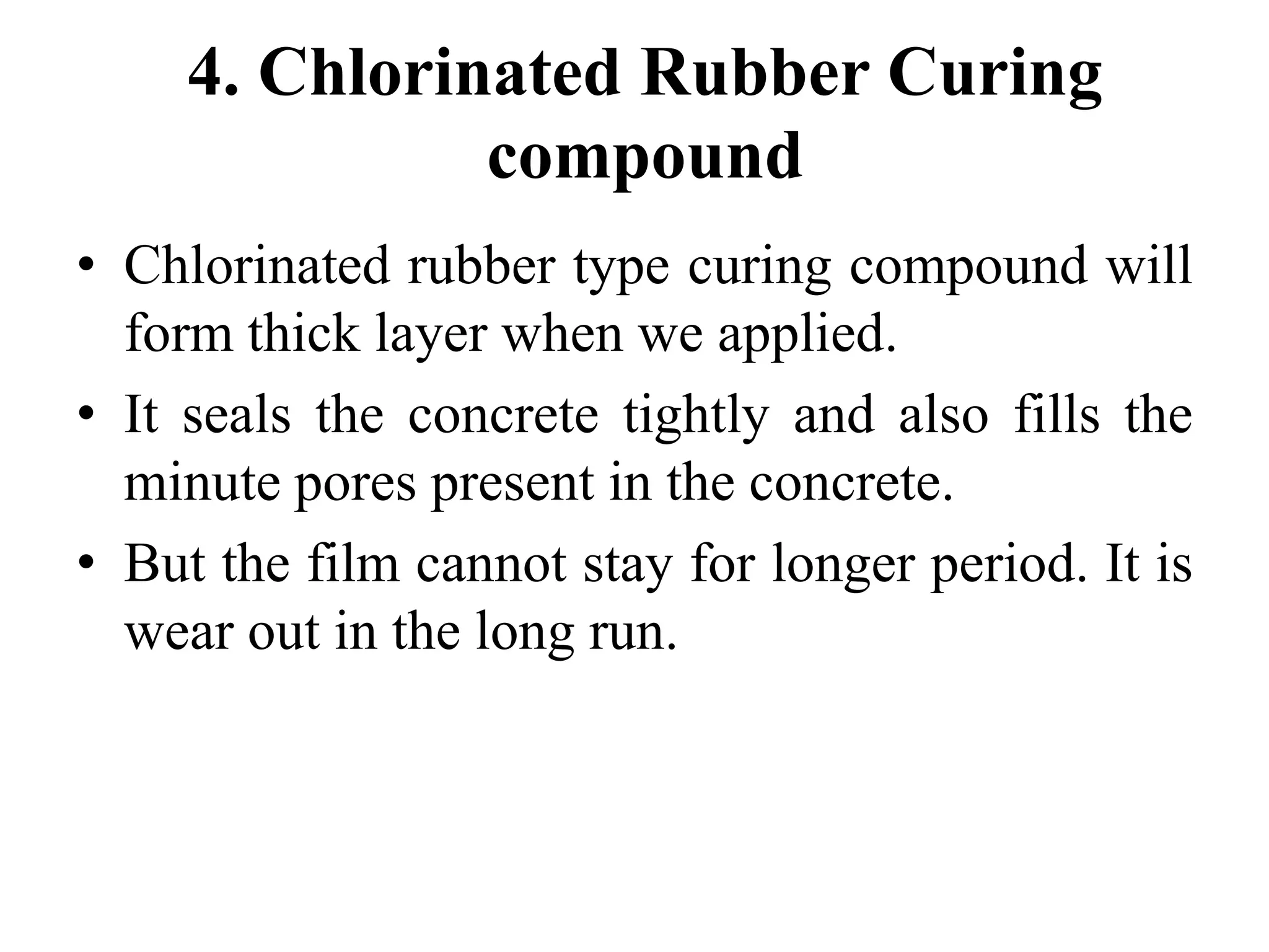 Materials for Repair : self curing compounds (part 4) (RR&S) | PPT