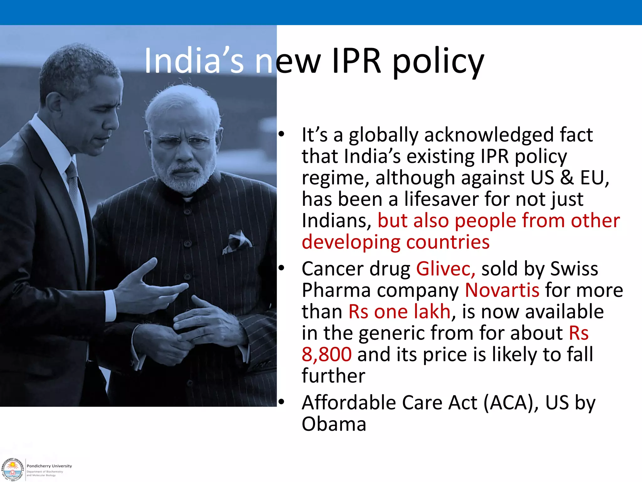 Intellectual property Rights in India | PDF