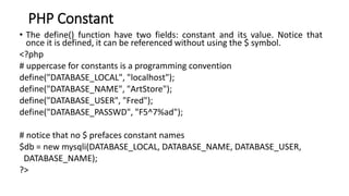 Module-3 15CS71-WTA-Serverside Development with PHP | PDF