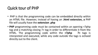 Module-3 15CS71-WTA-Serverside Development with PHP | PDF