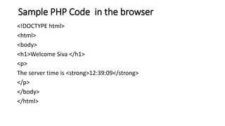 Module-3 15CS71-WTA-Serverside Development with PHP | PDF