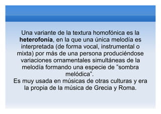 3ª sesión escucha activa: La textura | ODP