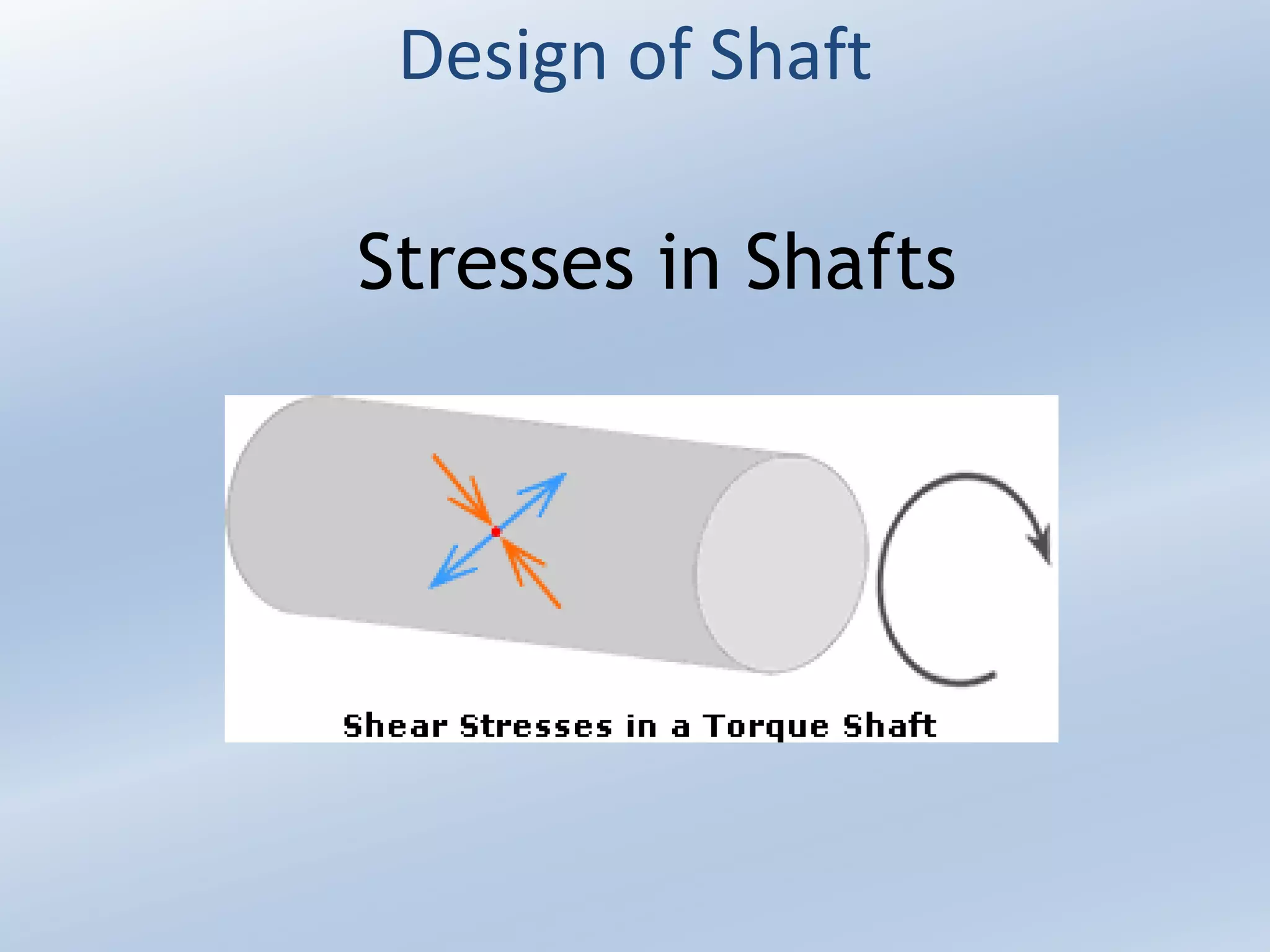 3 shaft stress in shafts | PPTX