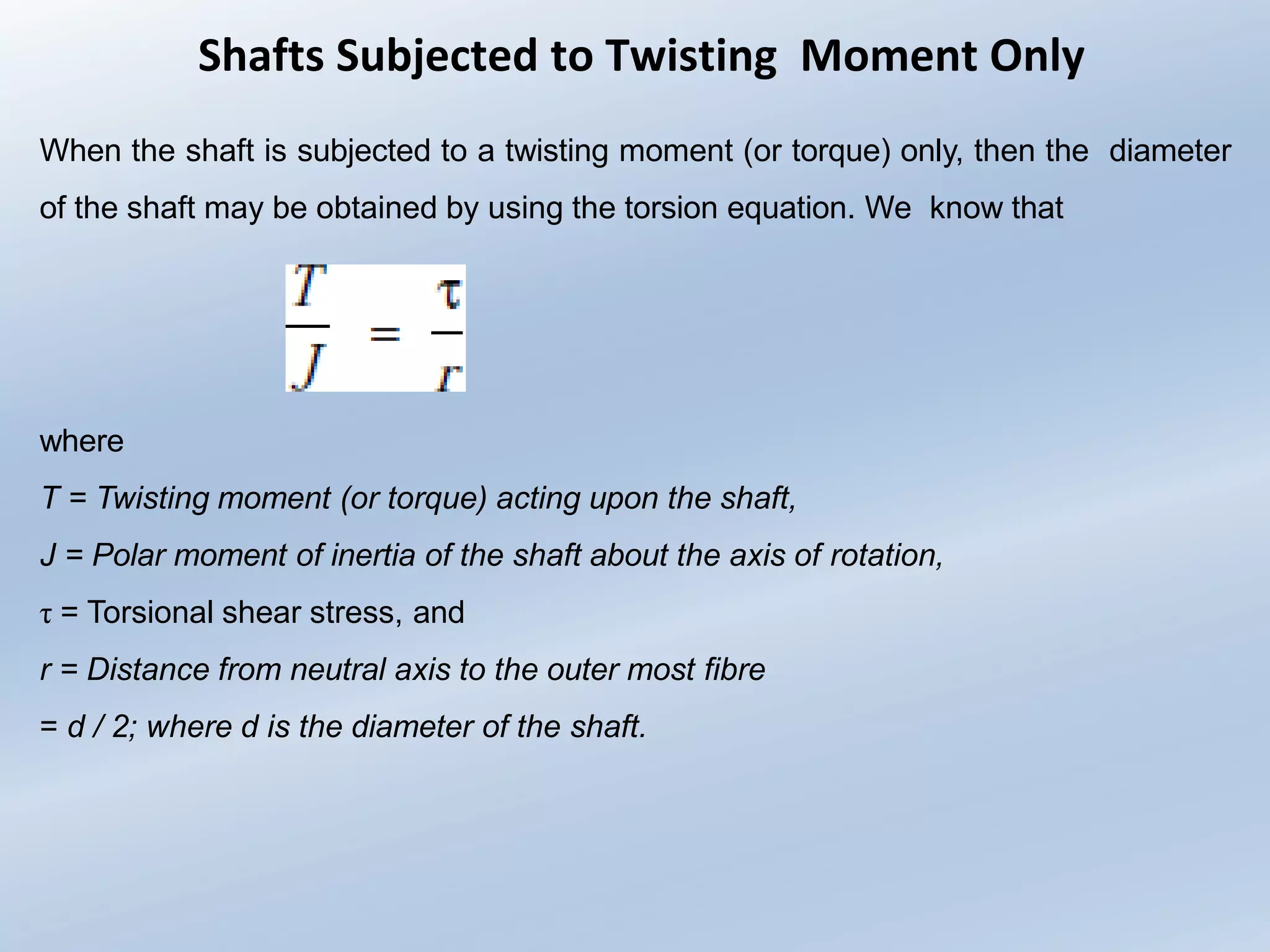 3 shaft stress in shafts | PPTX
