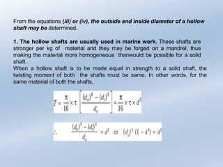 3 shaft stress in shafts | PPTX
