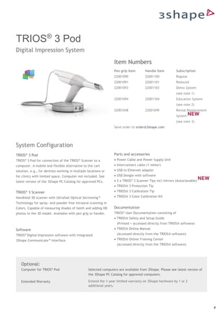 3shape trios 3 product catalog october 2016 (viet noted) | PDF | 3-D ...