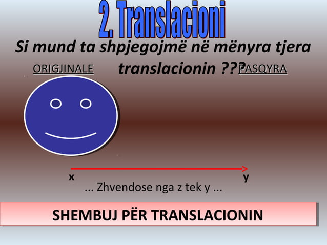 3 Shembuj per Translacionin | PPT