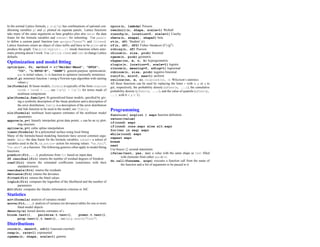 Short Reference Card for R users. | PDF