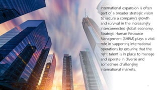 Chapter 3 SHRM in a changing and shrinking world | PDF