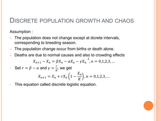 Single Population Model | PPT