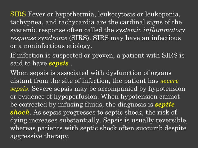 3. S, Iepticemia, Repsis & Shock | PPT