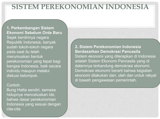 3 sistem ekonomi indonesia | PPTX