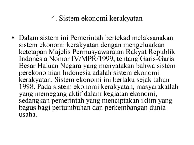 3 sistem ekonomi indonesia | PPTX