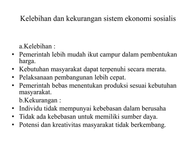 3 sistem ekonomi indonesia | PPTX