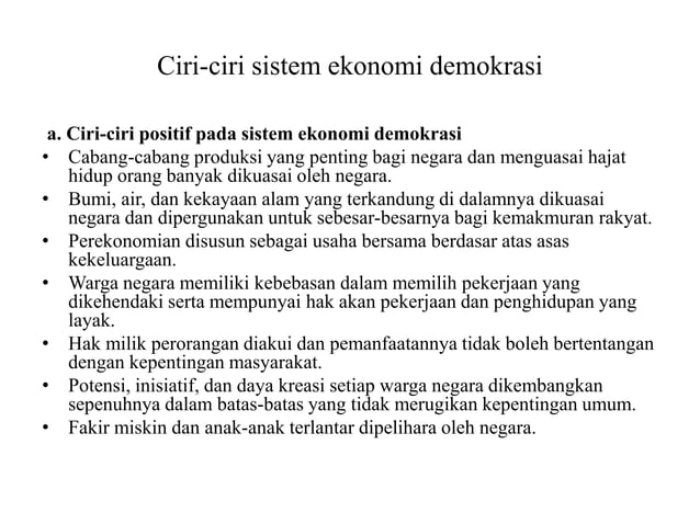 3 sistem ekonomi indonesia | PPTX