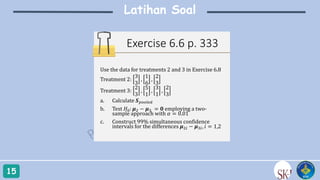 APG Pertemuan 6 : Mean Vectors From Two Populations | PPTX