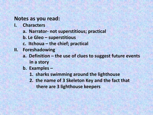 3 skeleton key notes and ppt | PPTX