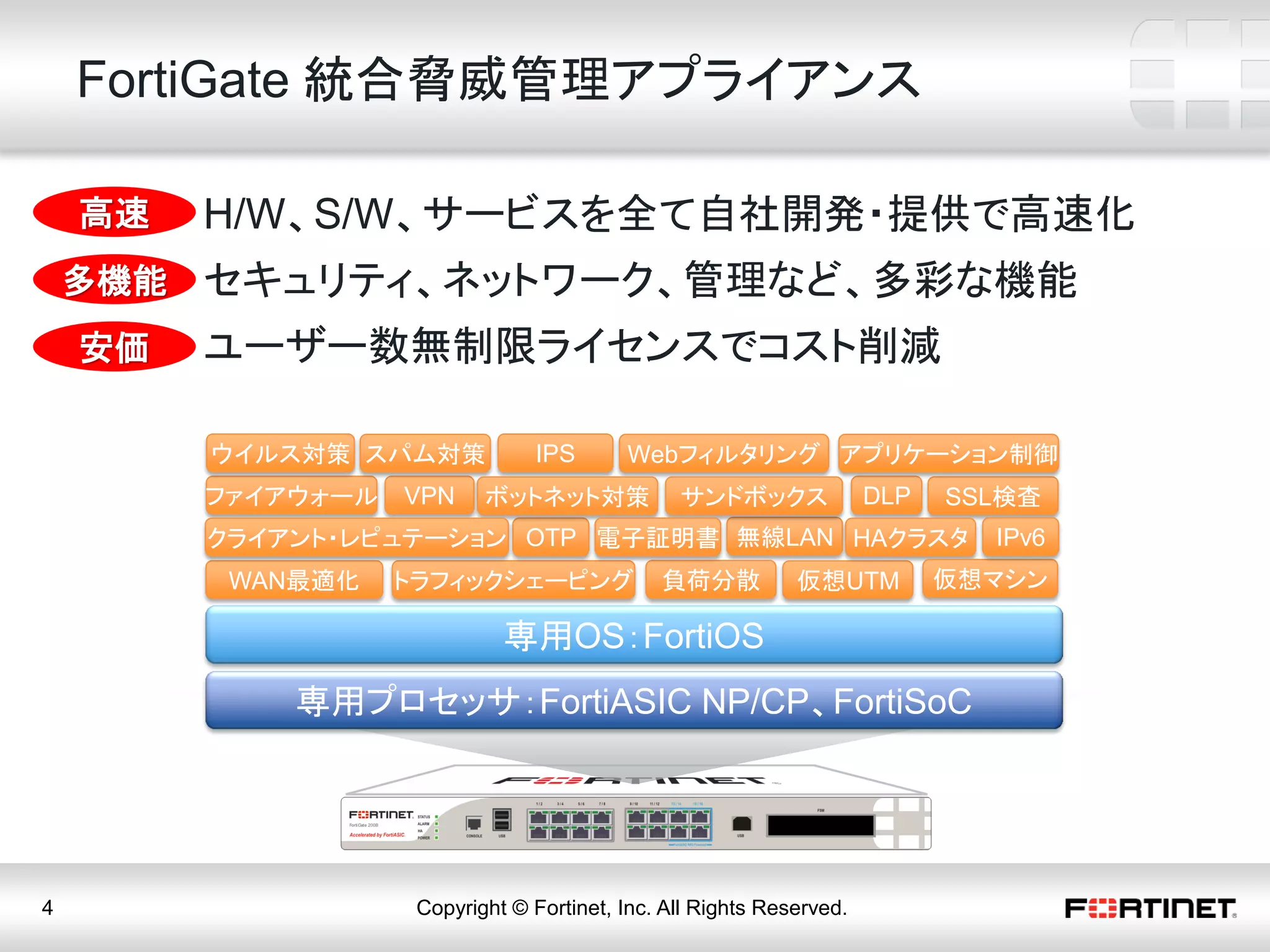 【FORTINET様】第3回SoftLayer勉強会資料 | PDF