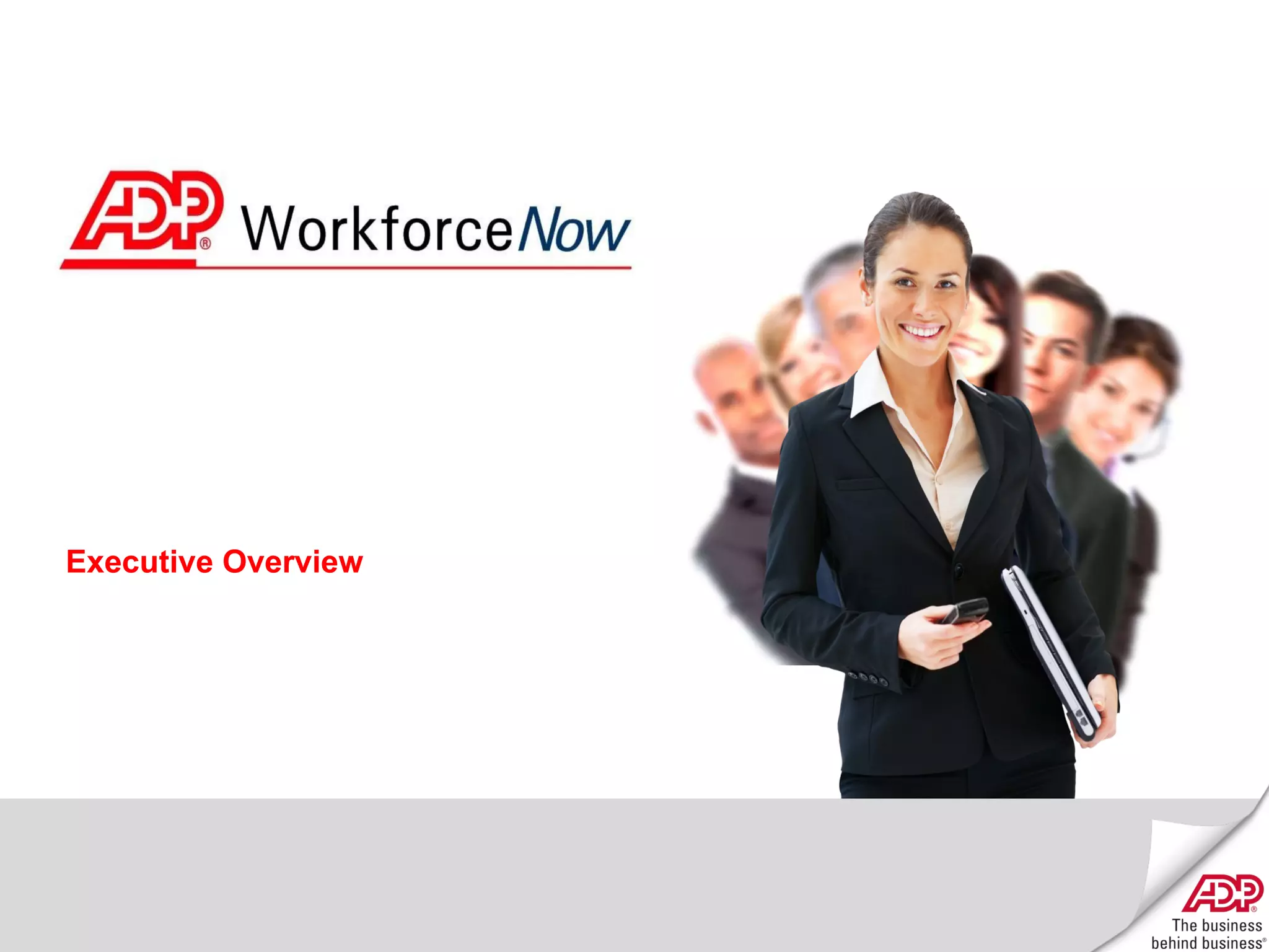ADP Workforce Now Comprehensive HR | PPT