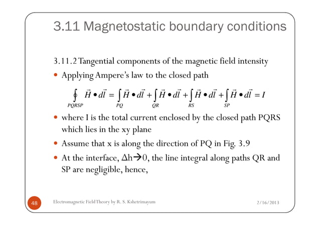 Electromagnetic Field Theory: Magnetostatics | PDF