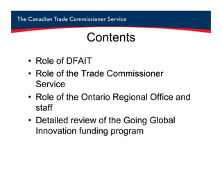 Going Global Innovation (GGI) - Innovation Information Forum | PPT