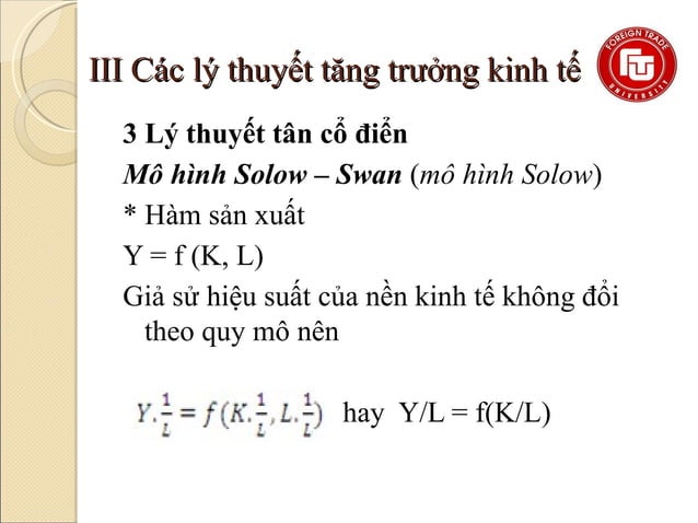 Tăng trưởng kinh tế | PPT