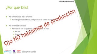 Introducción a contratos inteligentes y Eris | PPTX