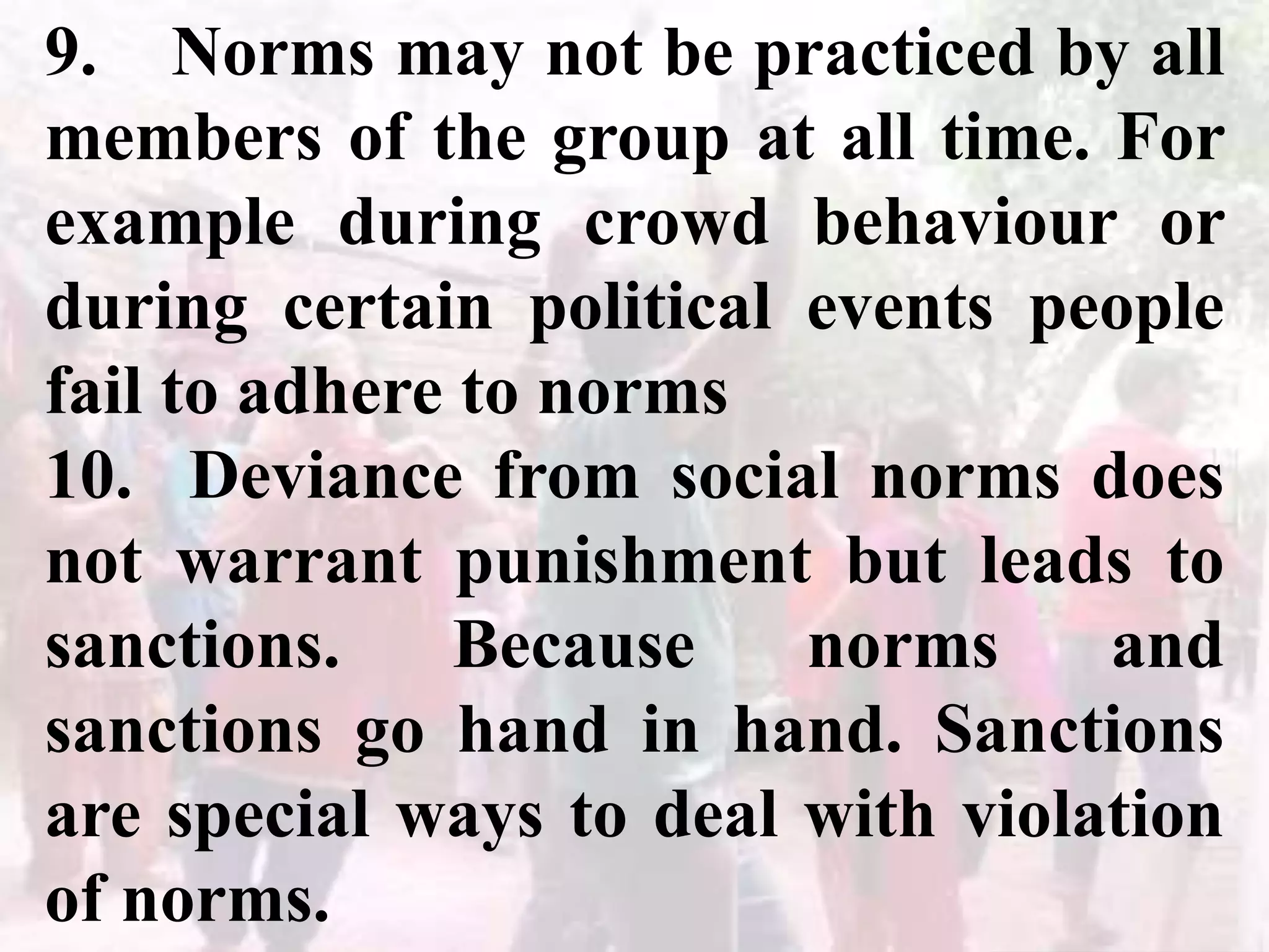 3 social norms; meaning & characteristics both English and Hindi | PPTX