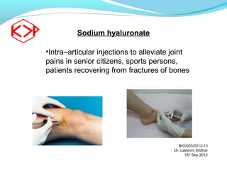 3 sodium hyaluronate pharma | PPT