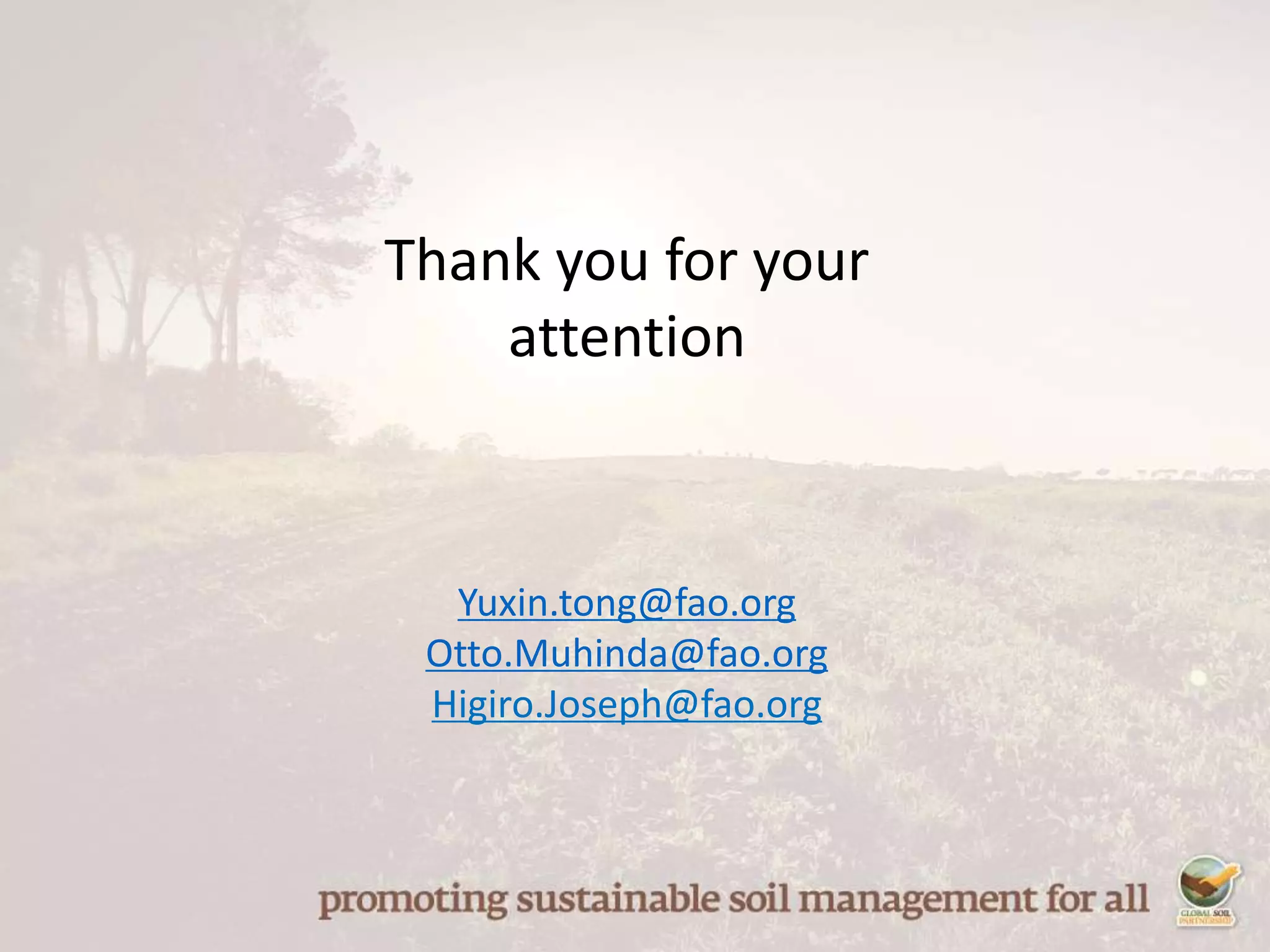 Implementation Plan of SSCAF Soil Project in Rwanda | PPT