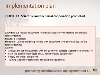 Implementation Plan of SSCAF Soil Project in Rwanda | PPT