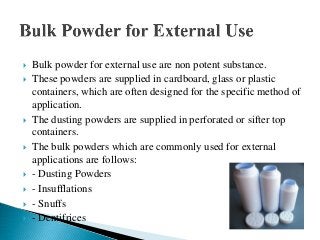 3 solid dosage form powders | PPTX