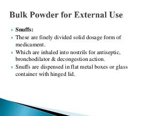 3 solid dosage form powders | PPTX