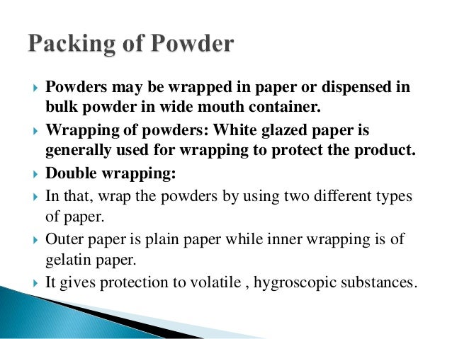 3 solid dosage form powders | PPTX