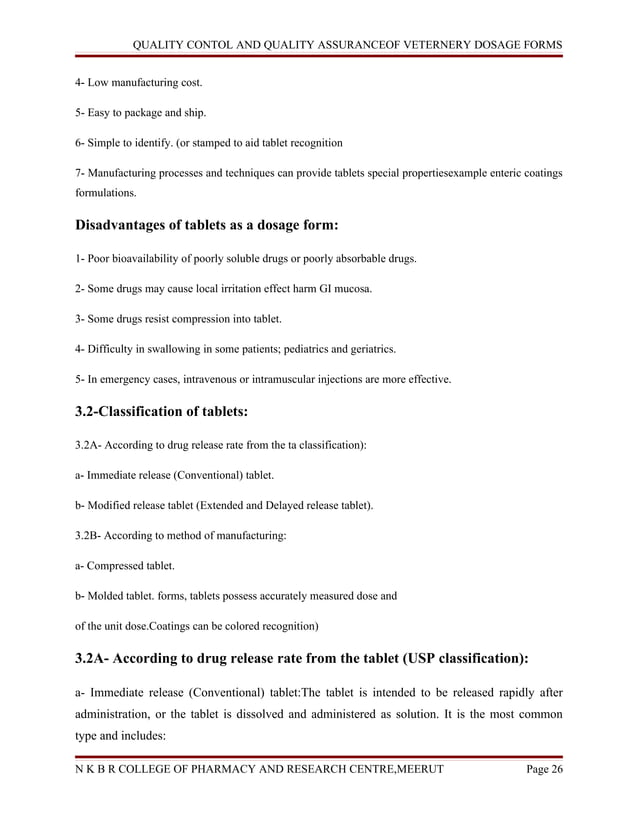 3 solid dosage forms | DOC | Pharmaceutical Drugs | Medical Health